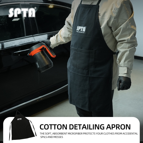SPTA Cotton Detailing Apron, Adjustable Straps for a Comfort Fit ...
