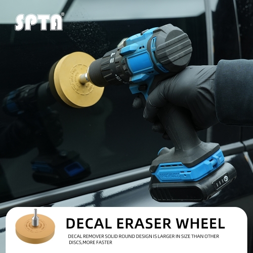 SPTA Decal Eraser Wheel,Decal Remover Eraser, Stripe Off Wheel ...